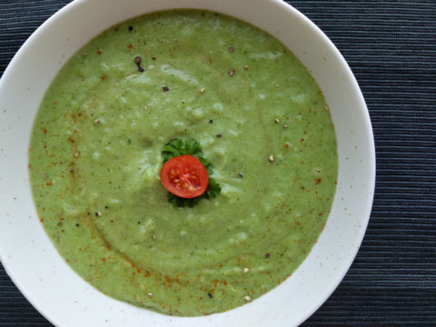 Potato - Spinach Puree | Home made Recipe Step by Step